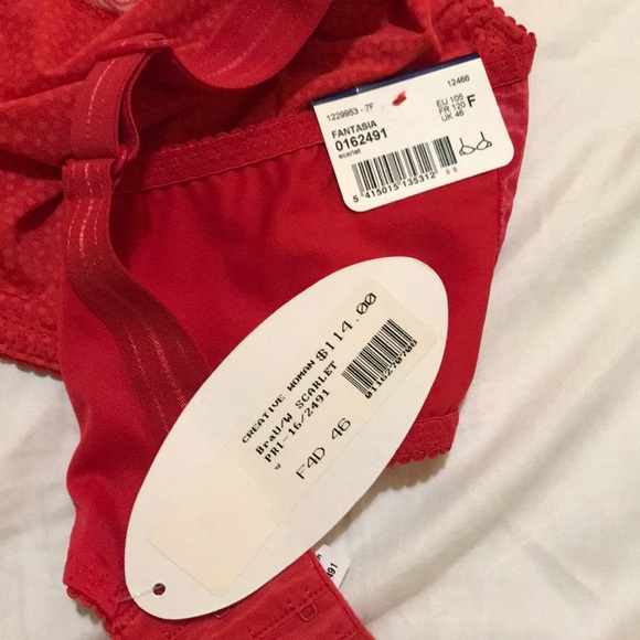 Prima Donna | Intimates & Sleepwear | Prima Donna Red Floral Lace Bra ...
